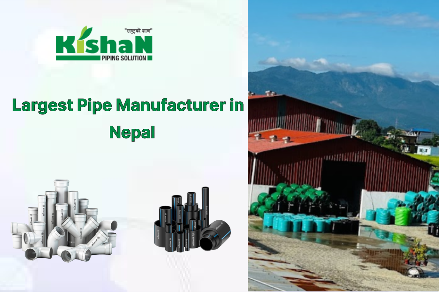 Best Pipes And Fitting in Nepal - Kishan Pipes and Fittings